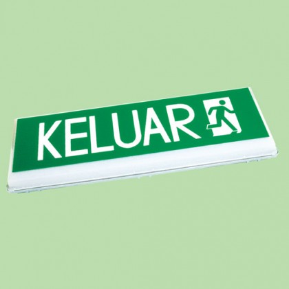 EMERGENCY LIGHT & KELUAR SIGN