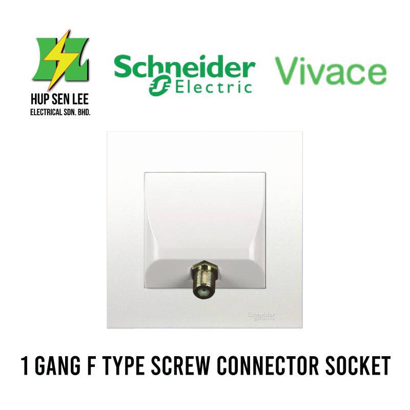 SCHNEIDER C-VIVACE SWITCHES & SOCKET (WHITE)