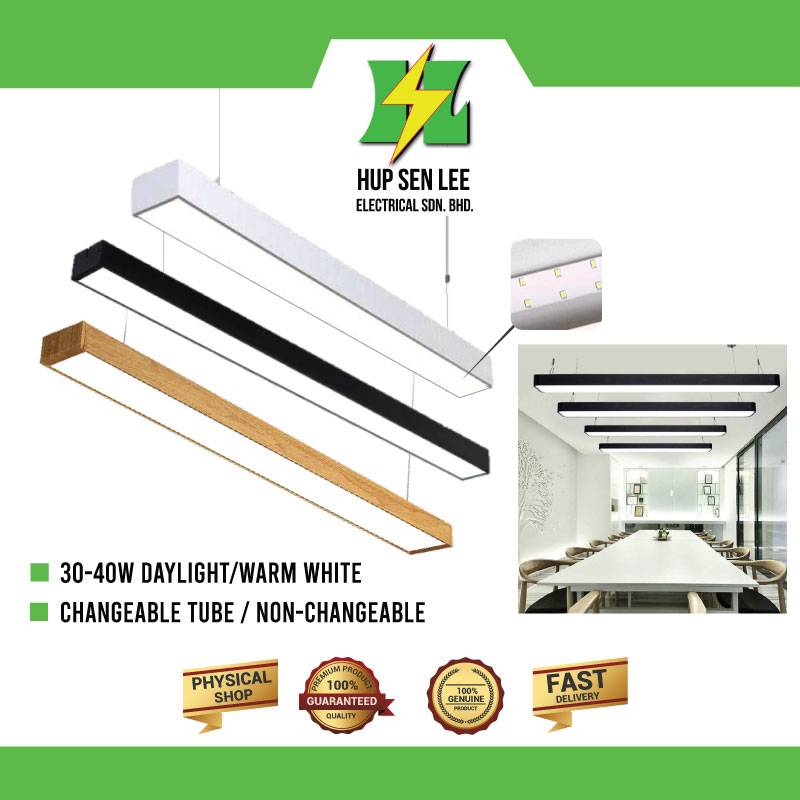 18w 30w 36w 40w LED LINEAR LONG TUBE OFFICE HANGING MODERN LIGHT ...