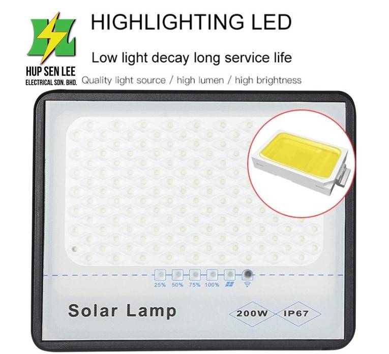 HSL LED 50w / 100w / 200w / 300w SOLAR ENERGY FLOOD LIGHT / SPOT LIGHT