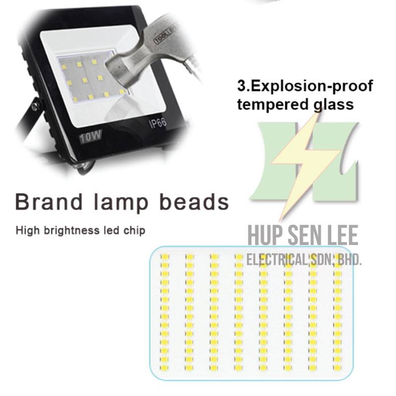 HSL LED FLOOD LIGHT IP66 10W / 20W / 30W / 50W / 200W