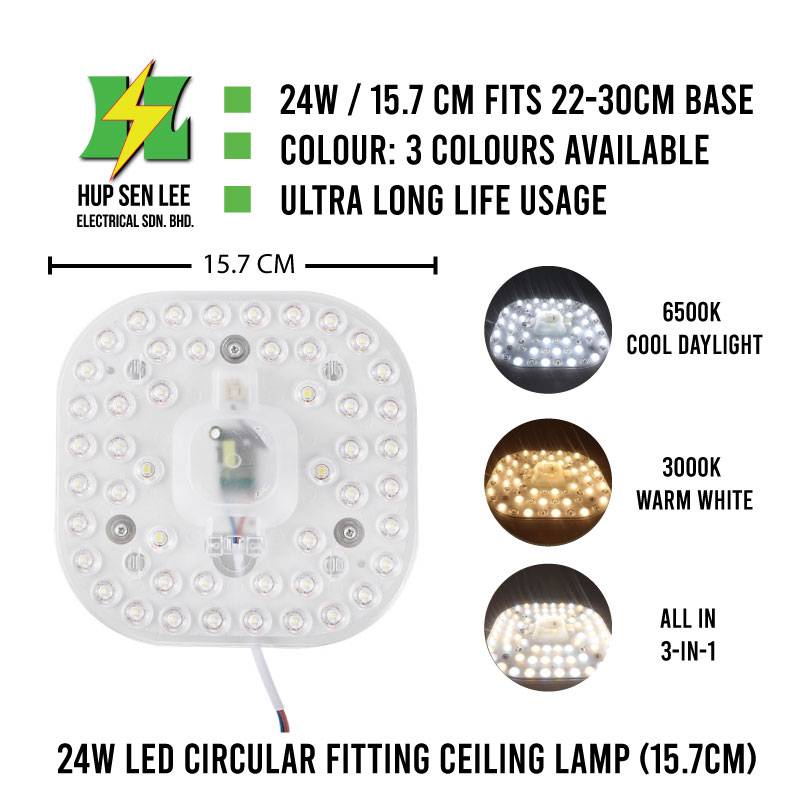 24W Magnetic Square Module Ceiling Light Replacement