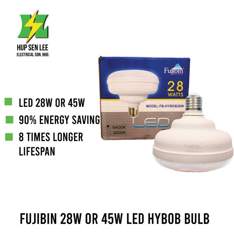 FUJIBIN 28W OR 45W E27 LED HYBOB BULB