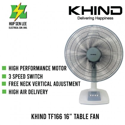 KHIND TF166 16" TABLE FAN