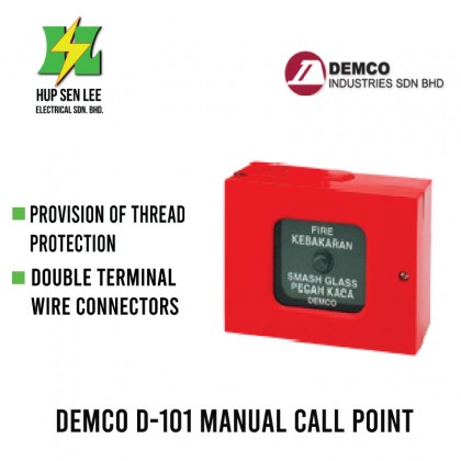 DEMCO D-101 MANUAL ALARM CALL POINT
