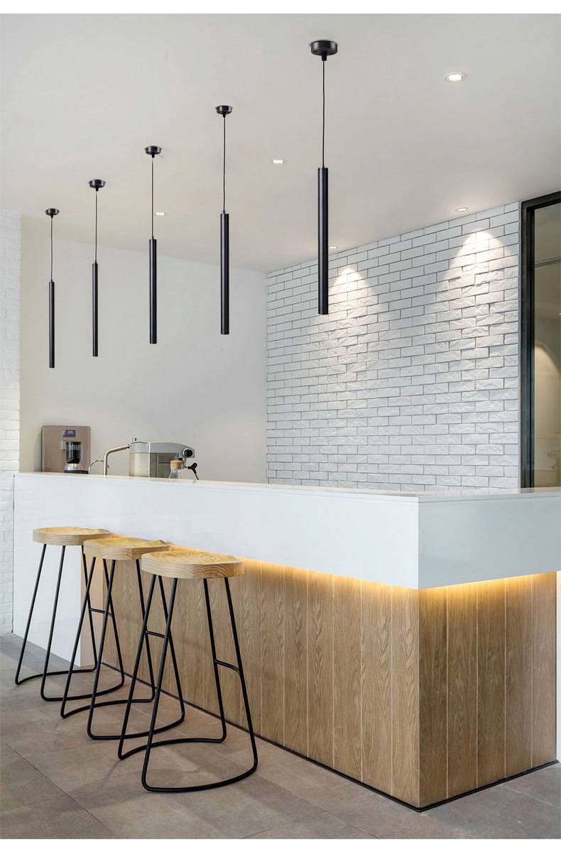 10W COB LED Long Tube Hanging Cylinder Pendant Light Spot Light