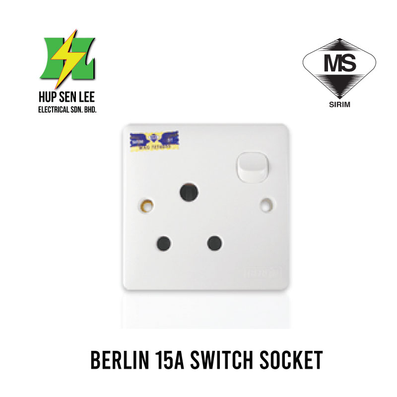 BERLIN 15A Switch Socket